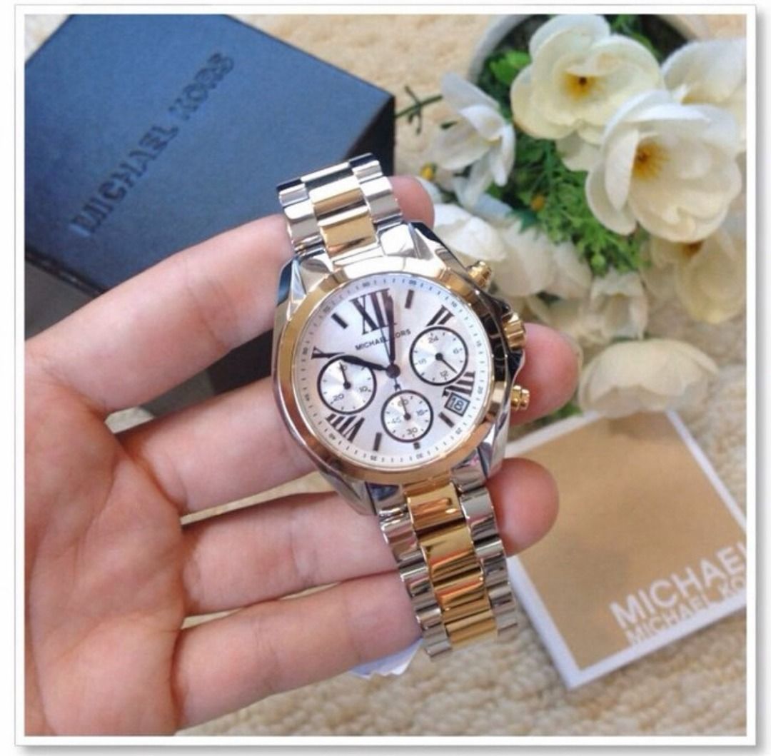Michael Kors Stainless Steel Ladies Watch - MK5912 Mini Bradshaw ...