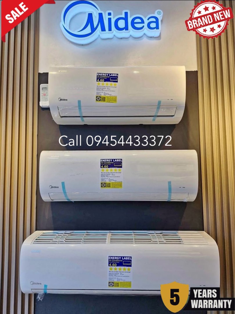 Midea Split Type Air Conditioner, TV & Home Appliances, Other Home ...