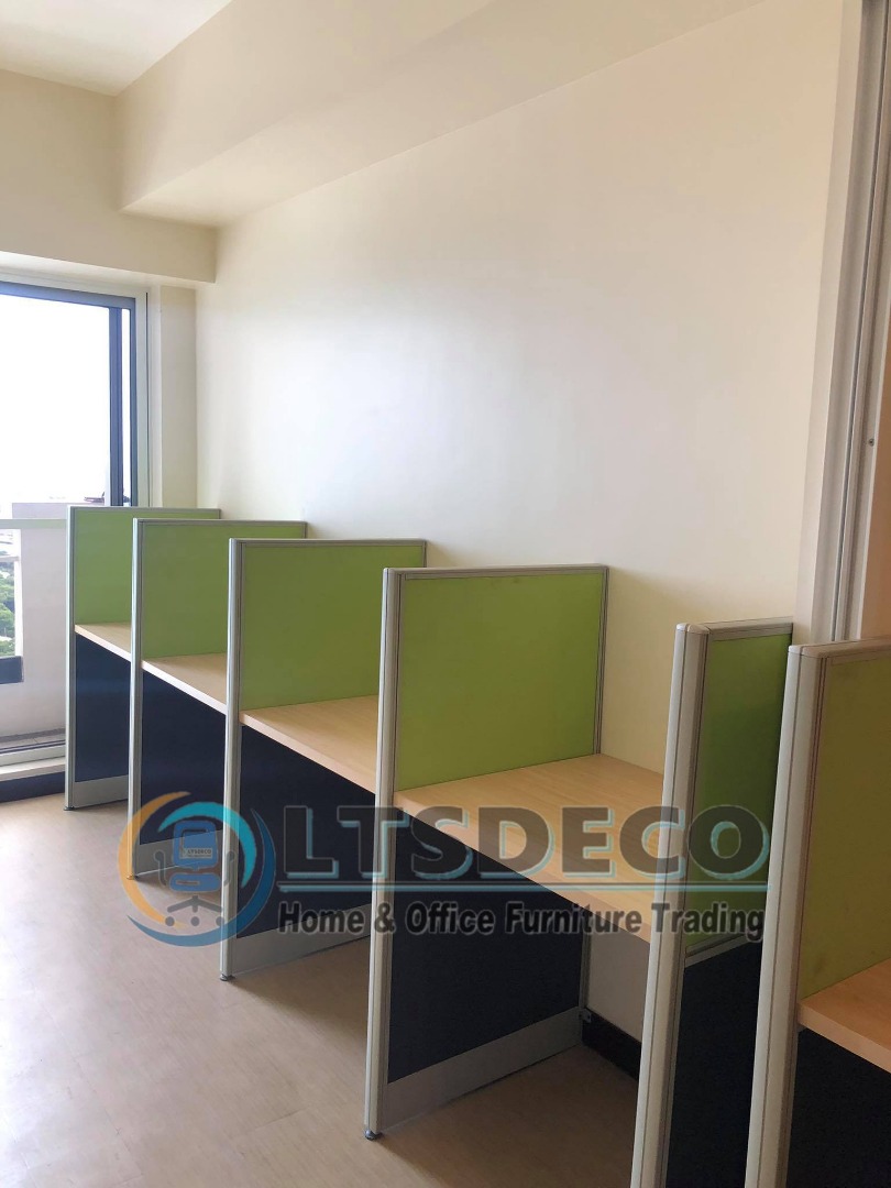 MODULAR TABLE WORKSTATION LINEAR CUBICLES OFFICE PARTITION, Furniture ...