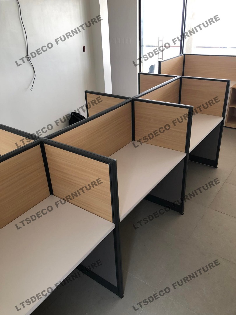 MODULAR TABLE WORKSTATION LINEAR CUBICLES OFFICE PARTITION, Furniture ...