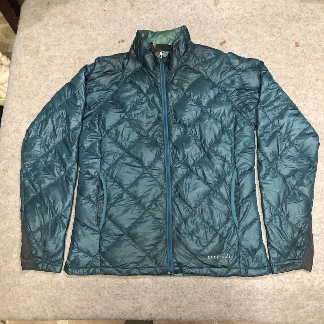 Mont-Bell Japan Women's Diamond Ultra Light Puffer Jacket Blue Goose ...