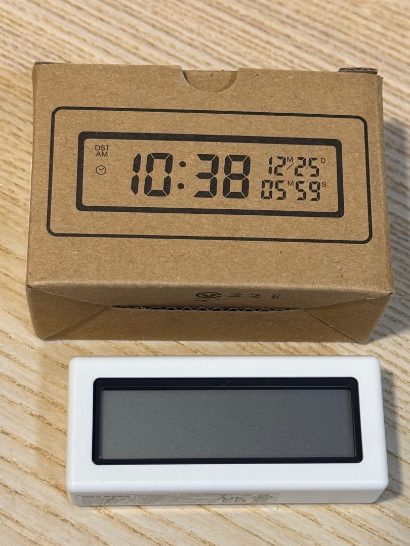 Muji Digital Timer Clock, Furniture & Home Living, Home Decor ...