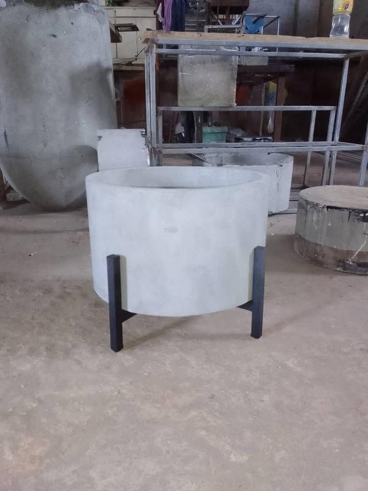 NATHALIA10" Glass Fiber Reinforced Concrete (GFRC) Planters Plant box ...