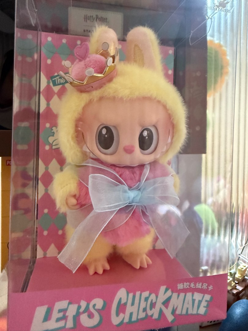 New! Valentines labubu checkmate popmart plush vinyl, Hobbies & Toys ...