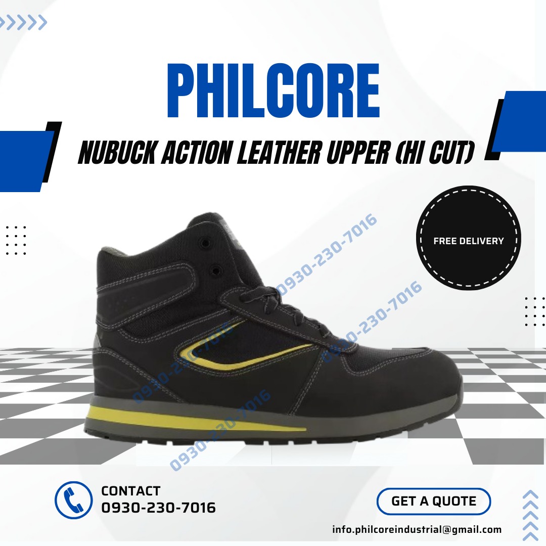 Nubuck Action Leather Upper(Hi Cut),Steel-toe boot,Safety Shoes,Steel ...