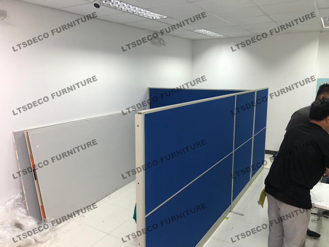 office partition / ready made modular partition / office furniture ...