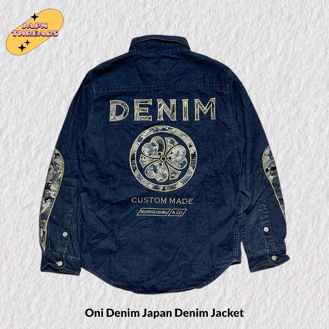 Oni Denim Japan Denim Jacket, Men's Fashion, Activewear on Carousell