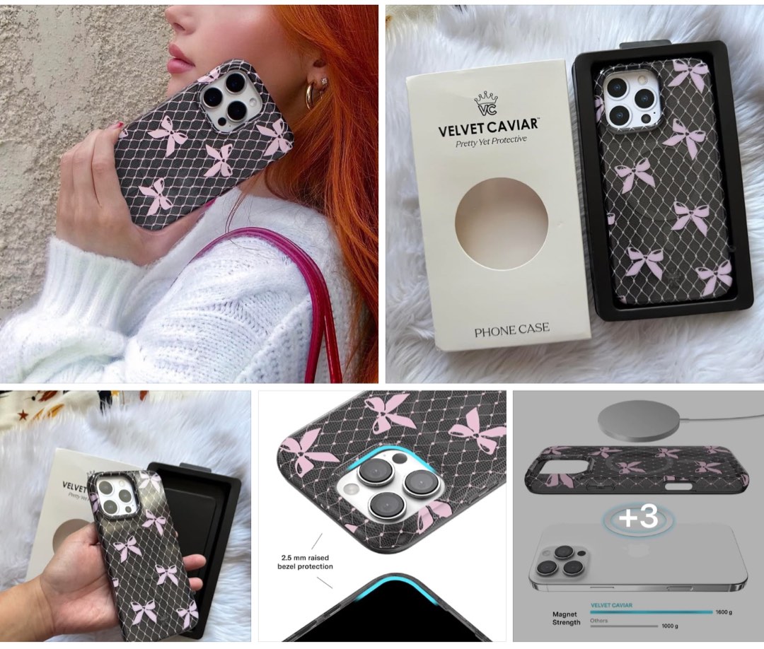 Original Velvet Caviar Case for iPhone 16 Pro Max Case, Mobile Phones ...