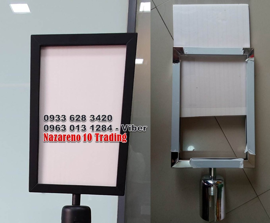 pop up sign stanchion post frame, Looking For on Carousell