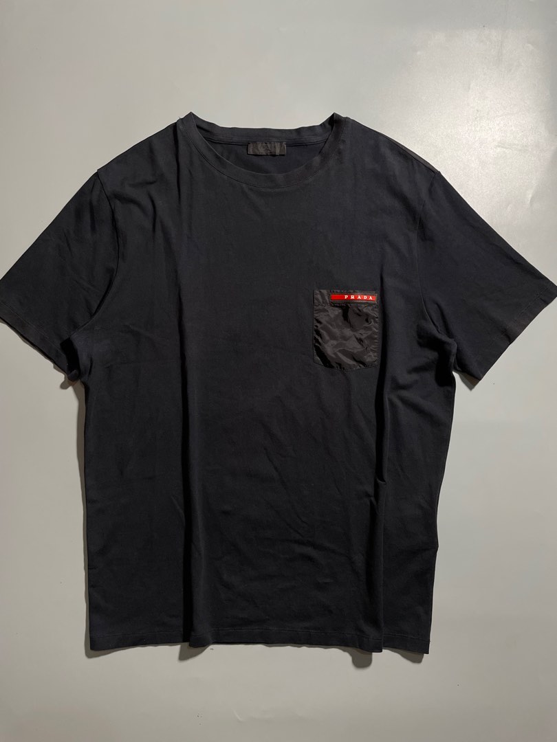 Prada Nylon Pocket Shirt - Black, Luxury, Apparel on Carousell