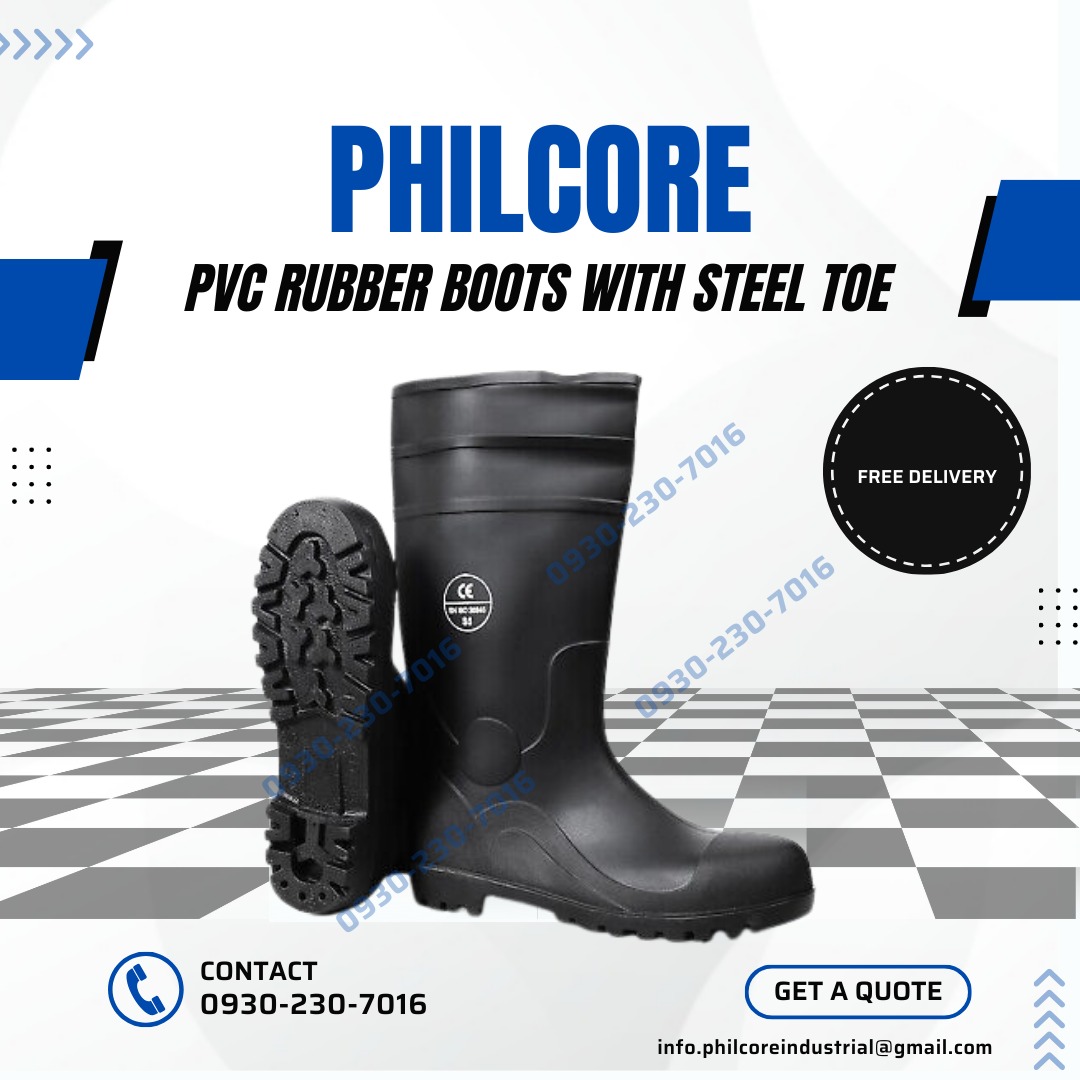 Pvc Rubber Boots With Steel Toe,Steel-toe boot,Safety Shoes,Steel ...