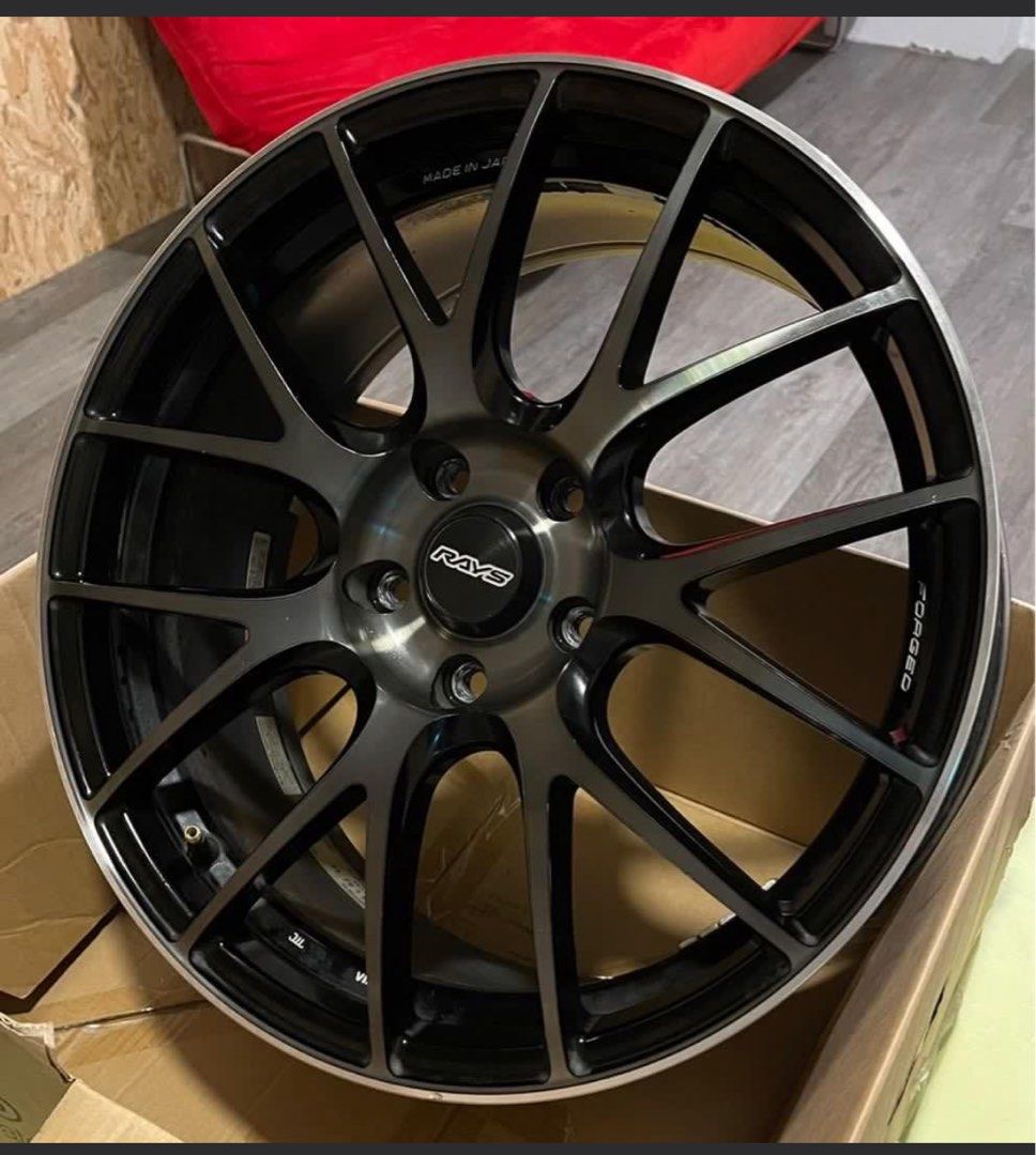 Rays G27 18” Progressive Forged Rims Limited Edition, Car Accessories, Tyres & Rims on Carousell