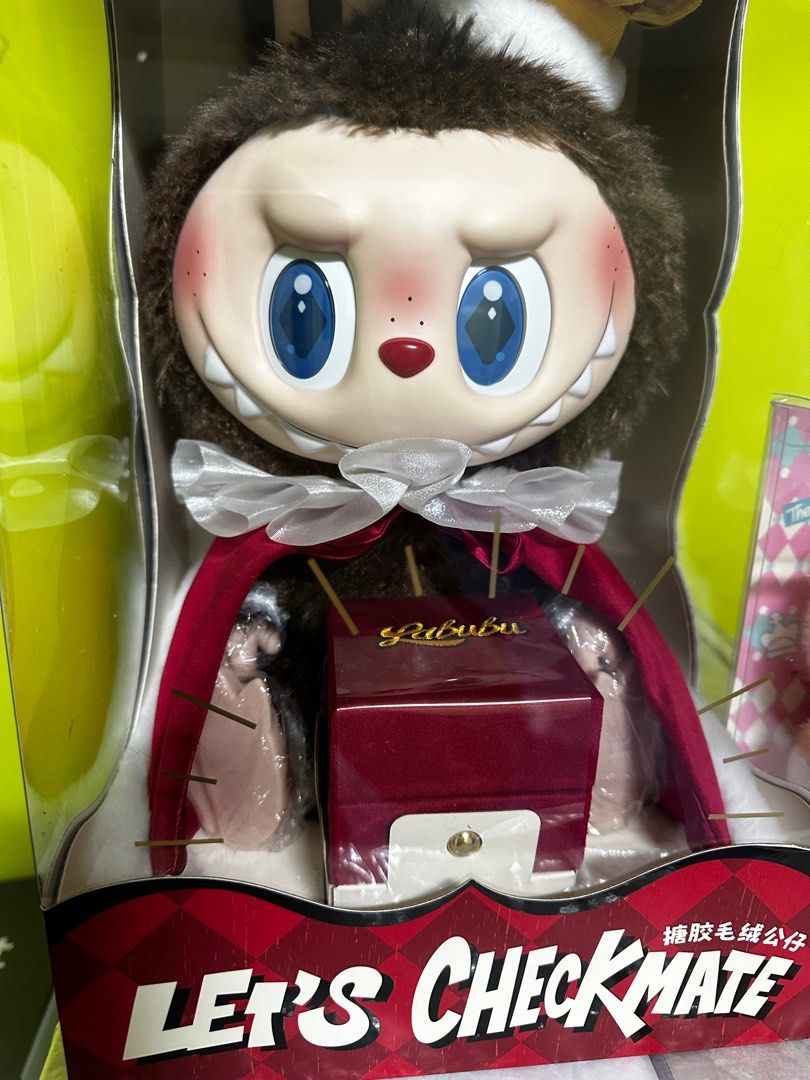 Popmart King Labubu Let's Checkmate Series Plush Doll, Hobbies & Toys ...