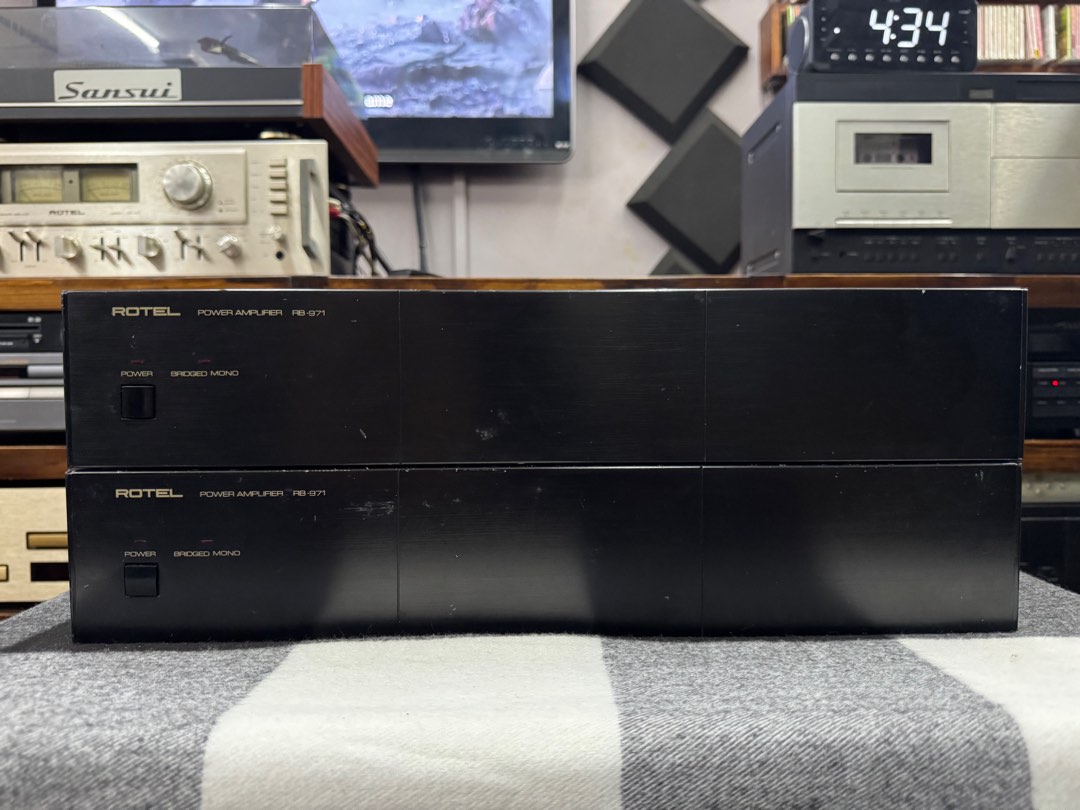 Rotel RB-971 Stereo Power Amplifier monoblock, Audio, Soundbars ...