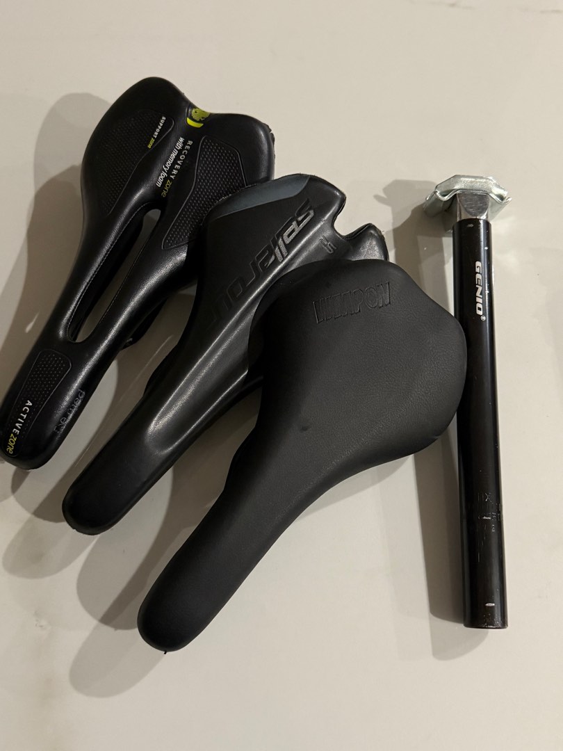Saddles & Seatpost BUNDLE | Bicycle Seat Saddle SP Fixie Fixed Gear ...