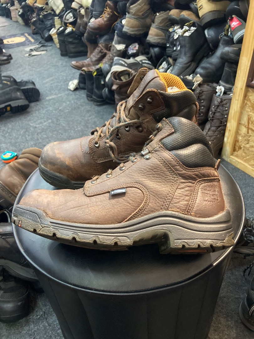 Safety timberland pro mid cut steel toe work shoe, Men's Fashion ...