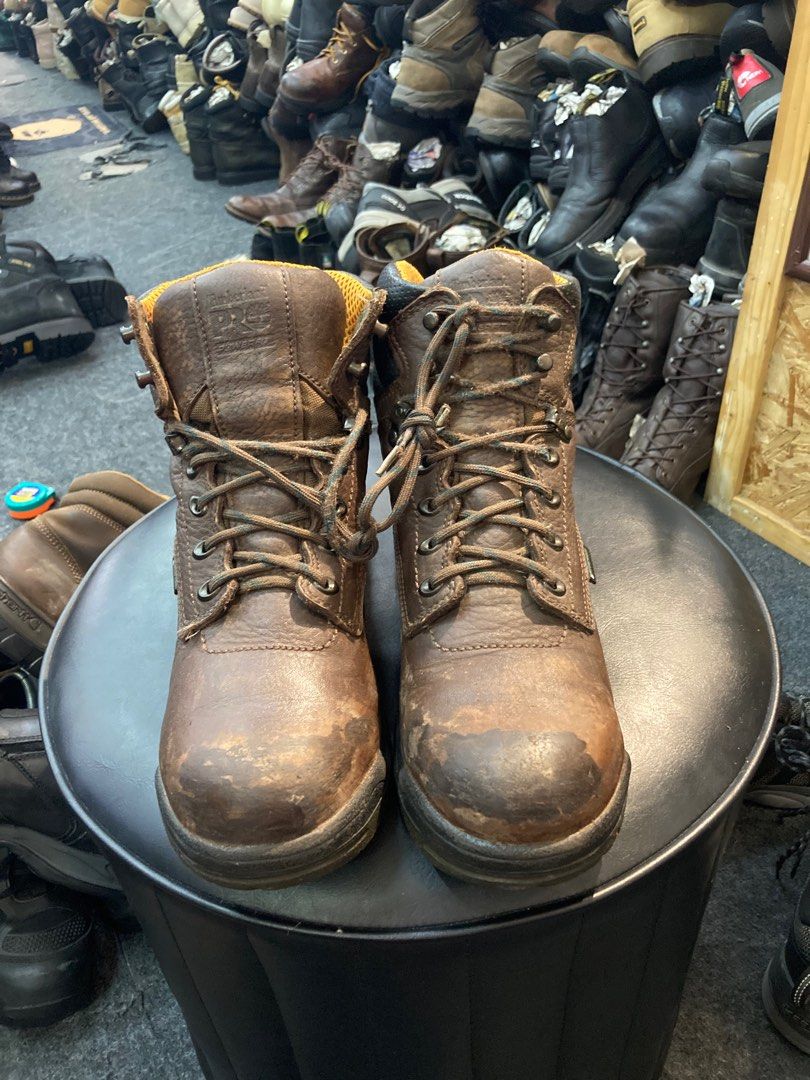 Safety timberland pro mid cut steel toe work shoe, Men's Fashion ...