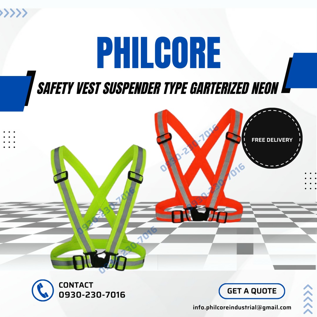 Safety Vest Suspender Type Garterized Neon,StraitJacket,Reflective Vest ...