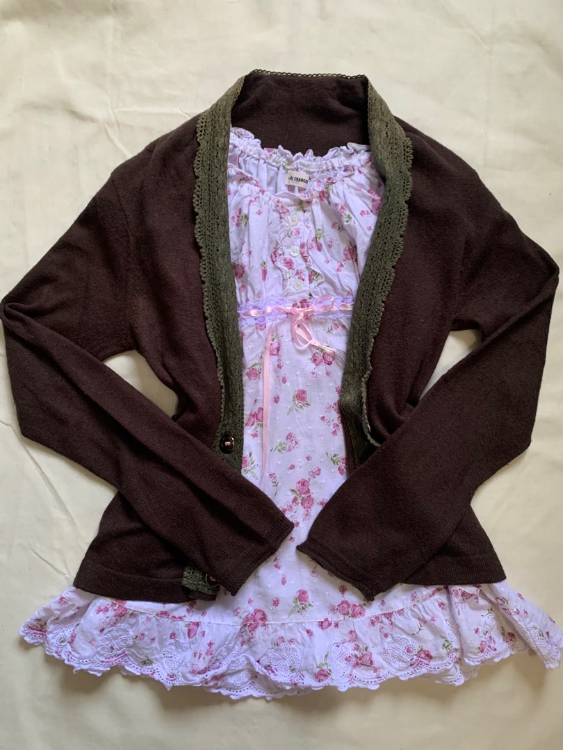 Sawako| Mori kei| Milkmaid |Fairycore | Floral dress |floral set ...