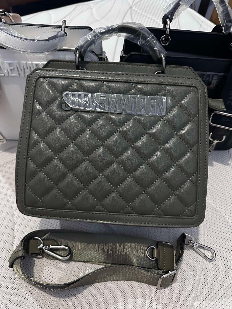 [SELLING LOW] Auth Steve Madden Army Green 2-Way Bag (Cross-body ...