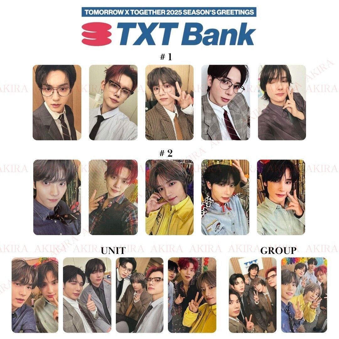 (SHARE) TXT Season's Greetings 2025 Photocard set Member set Yeonjun Pc ssg Soobin Beomgyu ...