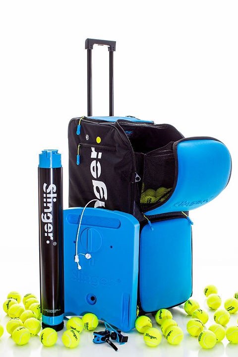 Slinger Tennis Ball Machine, Sports Equipment, Sports & Games, Racket ...