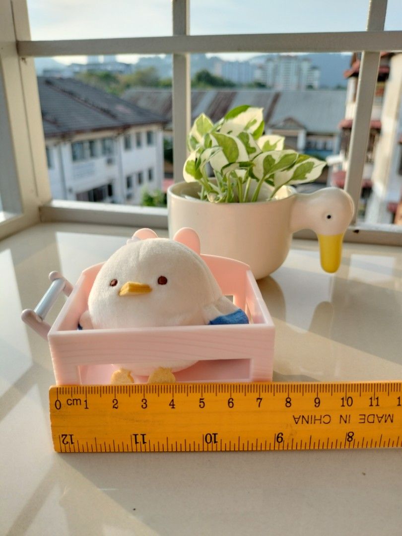 San-x Sumikko Gurashi _Umicko Umineko Tenori mini plush + Pink Trolley ...