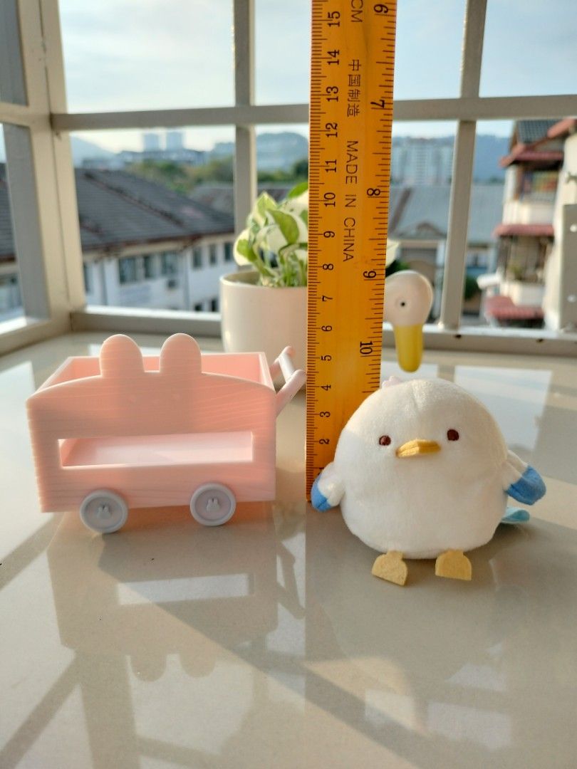 San-x Sumikko Gurashi _Umicko Umineko Tenori mini plush + Pink Trolley ...