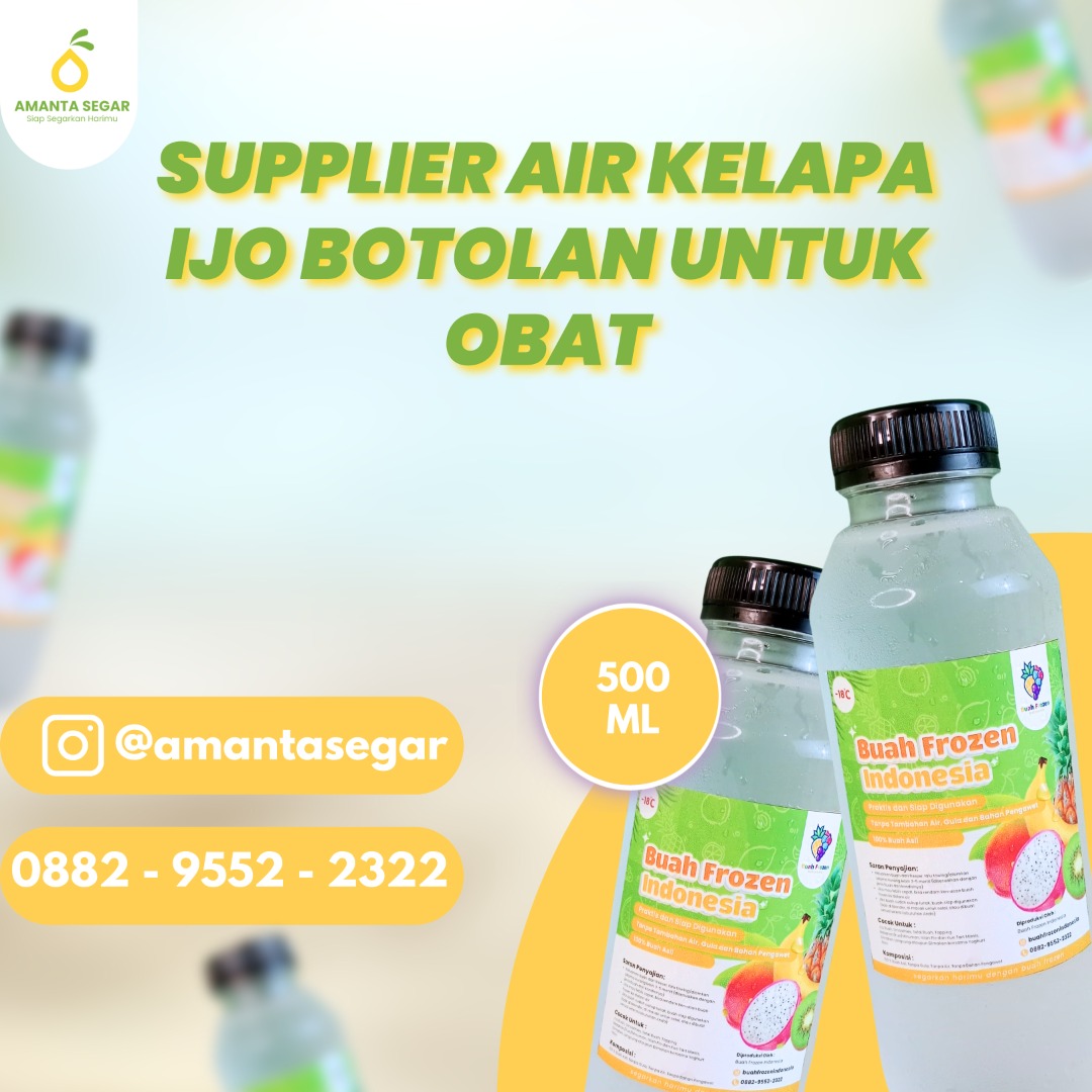 Supplier Kelapa Ijo Botolan 500ml untuk Obat | 088295522322 | Air ...