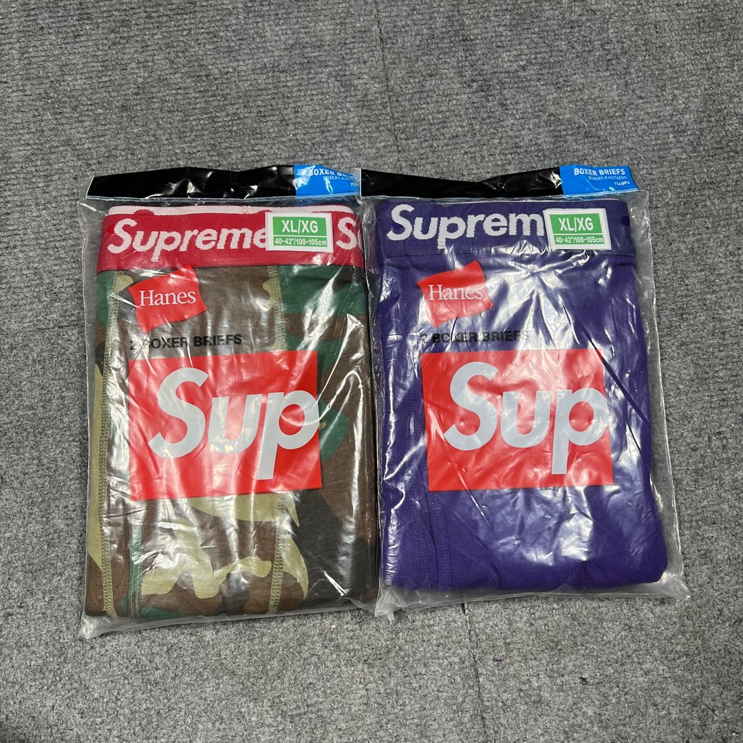 Supreme boxer per pack (authentic), Men's Fashion, Bottoms, Underwear ...