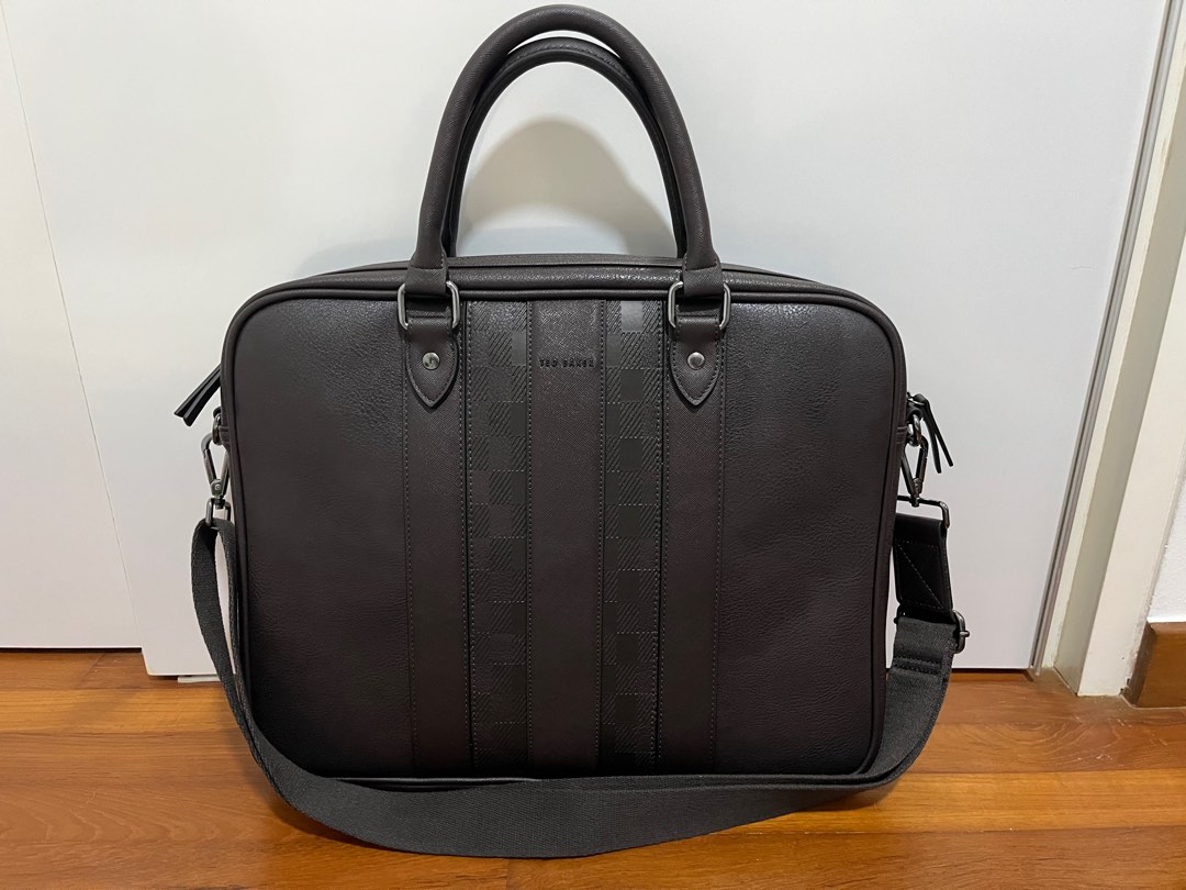 Ted Baker leather briefcase / bag, Men's Fashion, Bags, Briefcases on ...