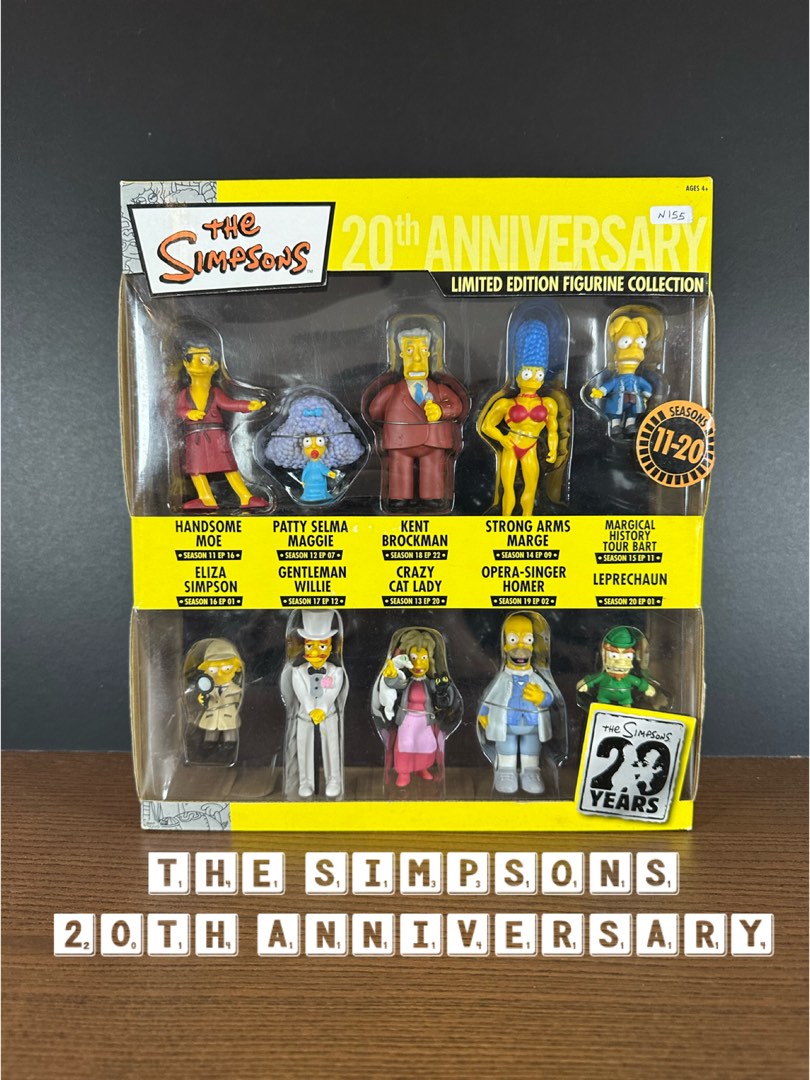 THE SIMPSONS 20th Anniversary Limited Edition Figurine Edition, Hobbies ...