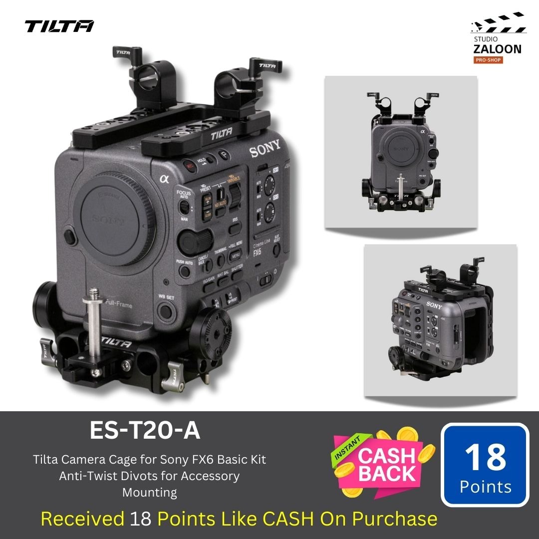 Tilta ES-T20-A Camera Cage for Sony FX6 Basic Kit (Without Battery Plate), Photography ...