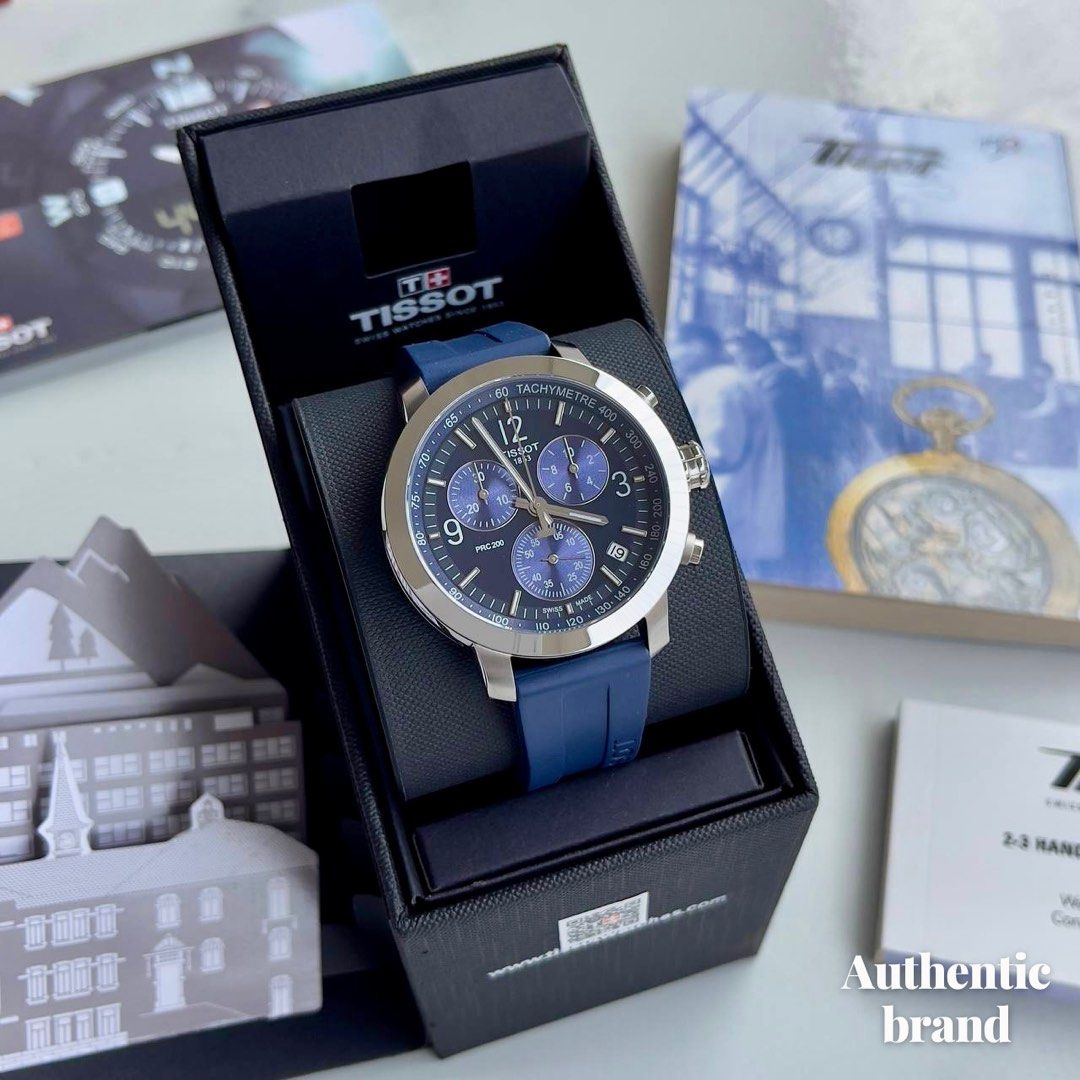 Tissot T-Sport Tachymeter PRC 200 Chronograph Quartz T114.417.17.047.00, Men's Fashion, Watches ...