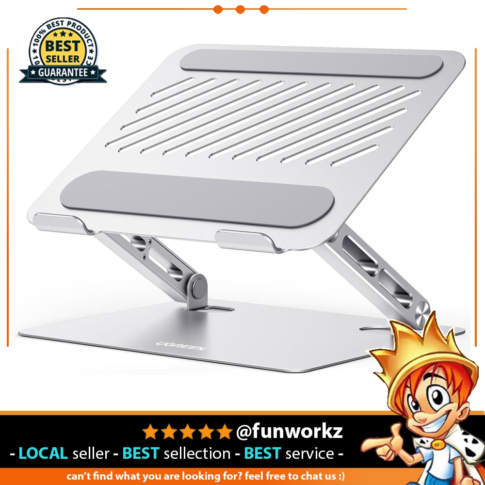 UGREEN Laptop Stand for Desk Adjustable Ergonomic Desktop Holder ...