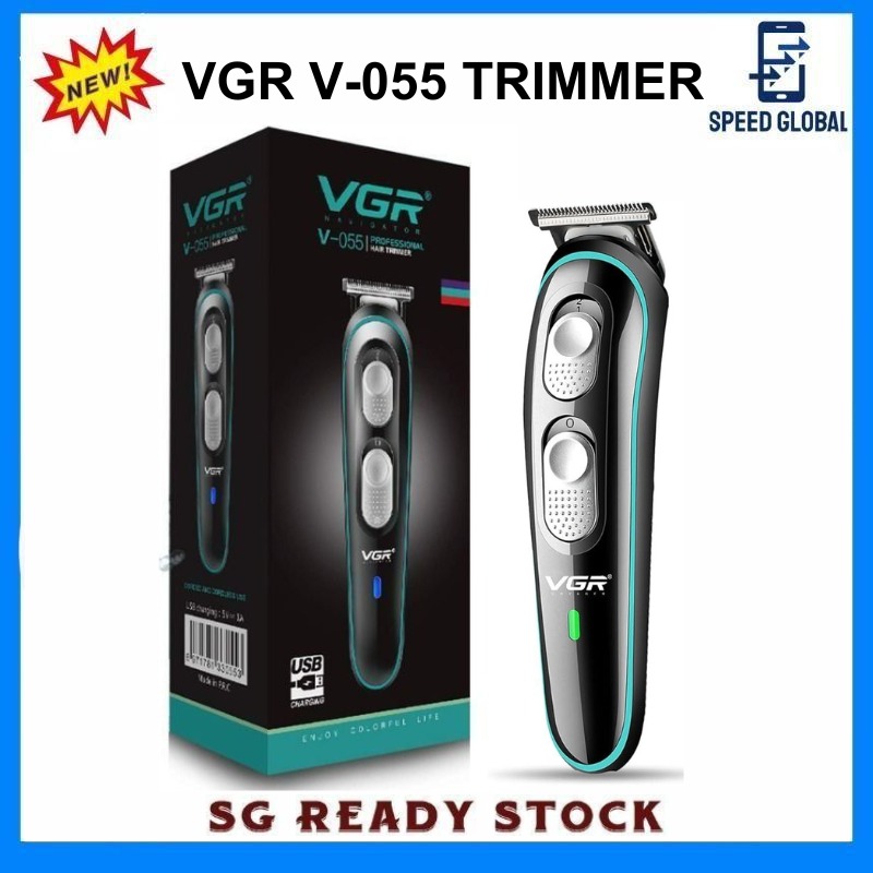VGR V-055 Professional Battery Powered Rechargeable Cordless Beard Hair Trimmer | Brand New ...