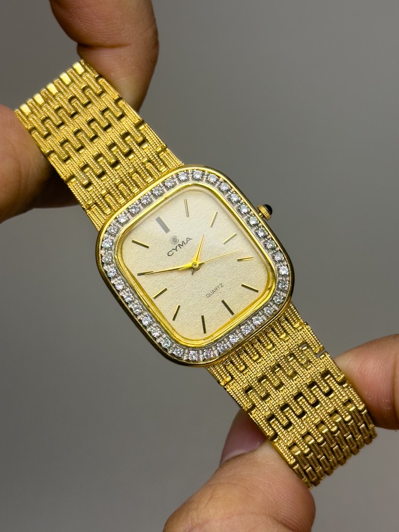 Vintage CYMA Quartz, Luxury, Watches on Carousell