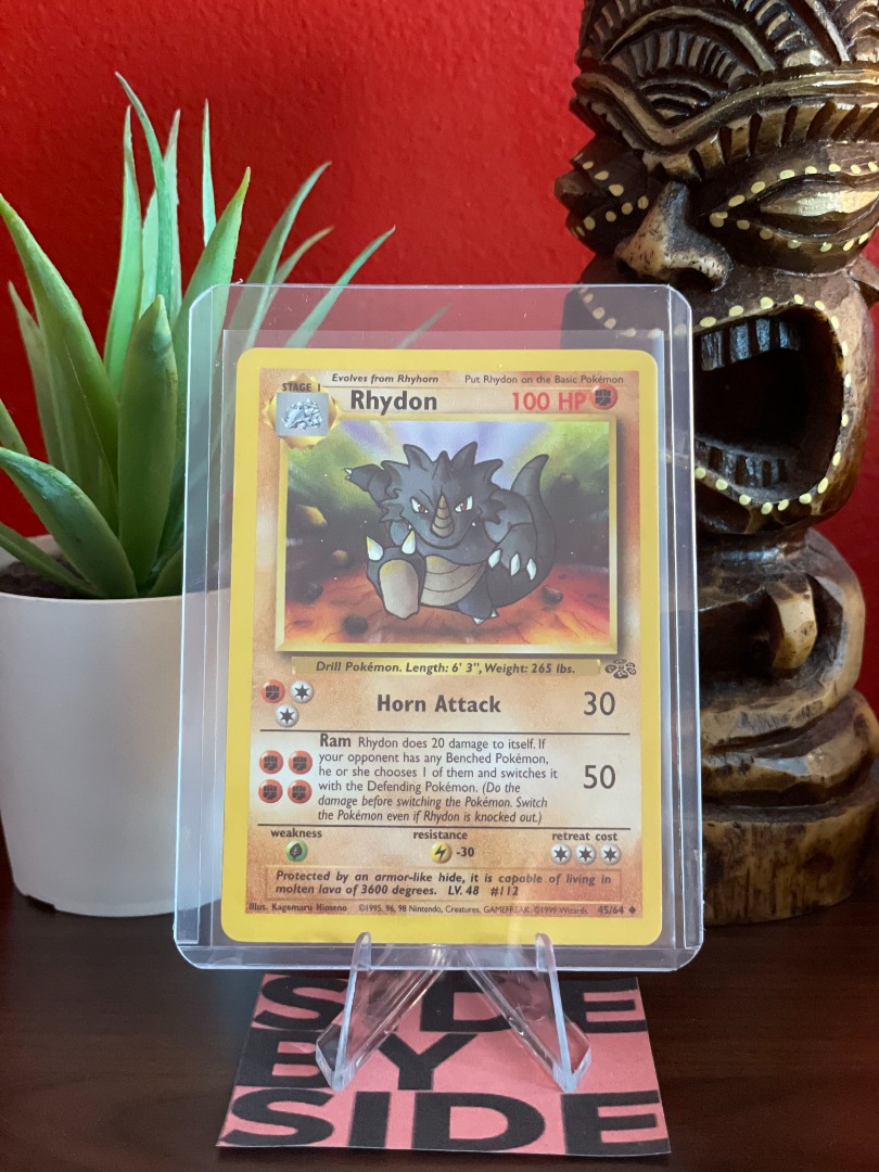 Vintage Pokemon TCG- Rhydon (Jungle, #45/64), Hobbies & Toys ...