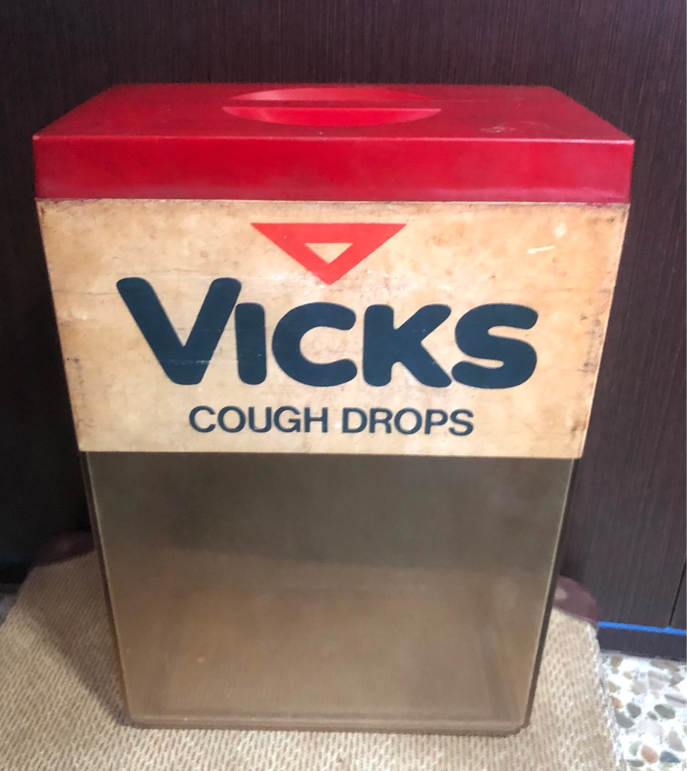 Vintage Vicks Candy Red Container, Hobbies & Toys, Memorabilia ...