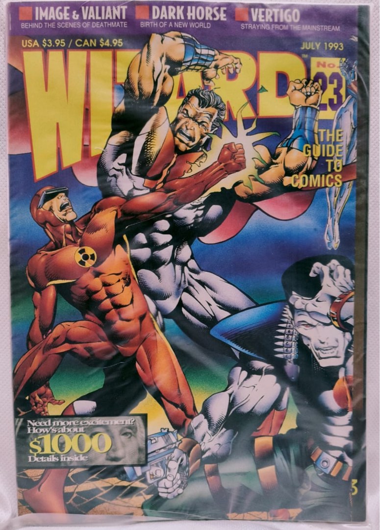 Vintage Wizard The Guide To Comics (used), Hobbies & Toys, Books ...