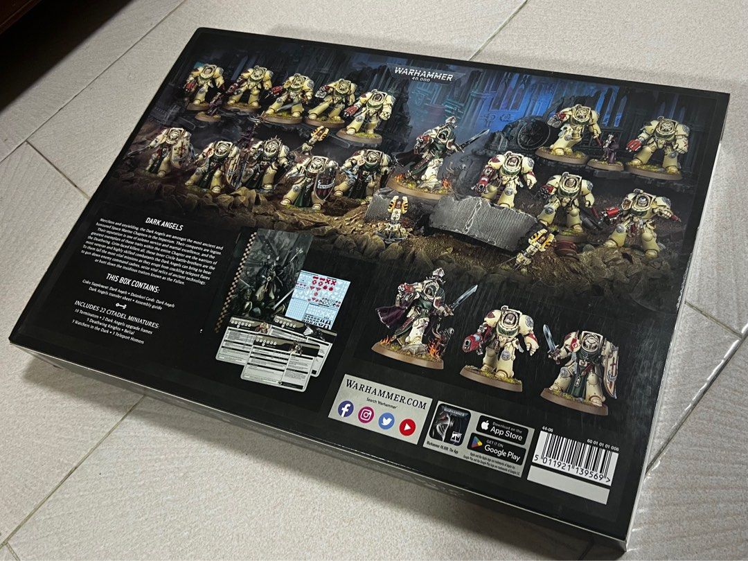 Warhammer 40k Space Marine Dark Angels Deathwing Assault Box, Hobbies ...