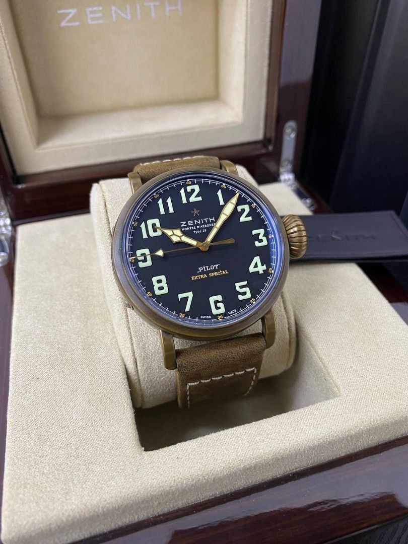 Zenith Pilot Type 20 Extra Special Blue Dial, Luxury, Watches on Carousell