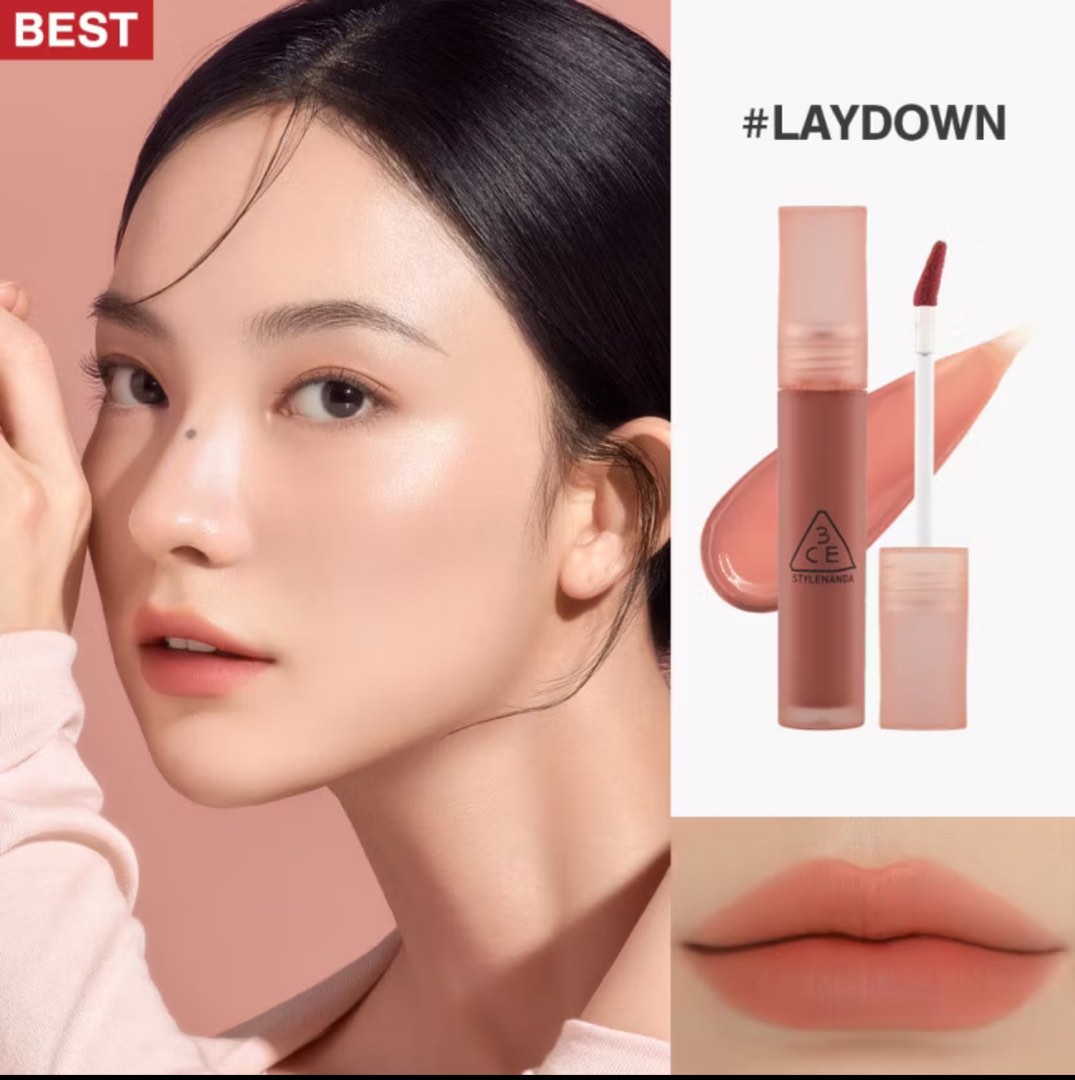 3CE blur water lip tint (Laydown), Beauty & Personal Care, Face, Makeup Products on Carousell