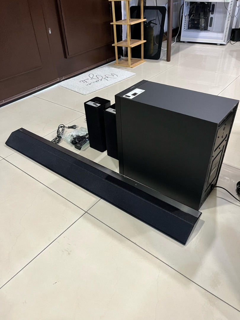 Sony 5.1 Channel Home Cinema (soundbar) with wireless surround sound ...