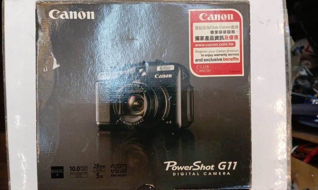 ( 新年秒閃價）日本制造Canon Powershot G11 CCD Camera （超個500個優質Canon CCD 相機是從寫字樓回收 ...