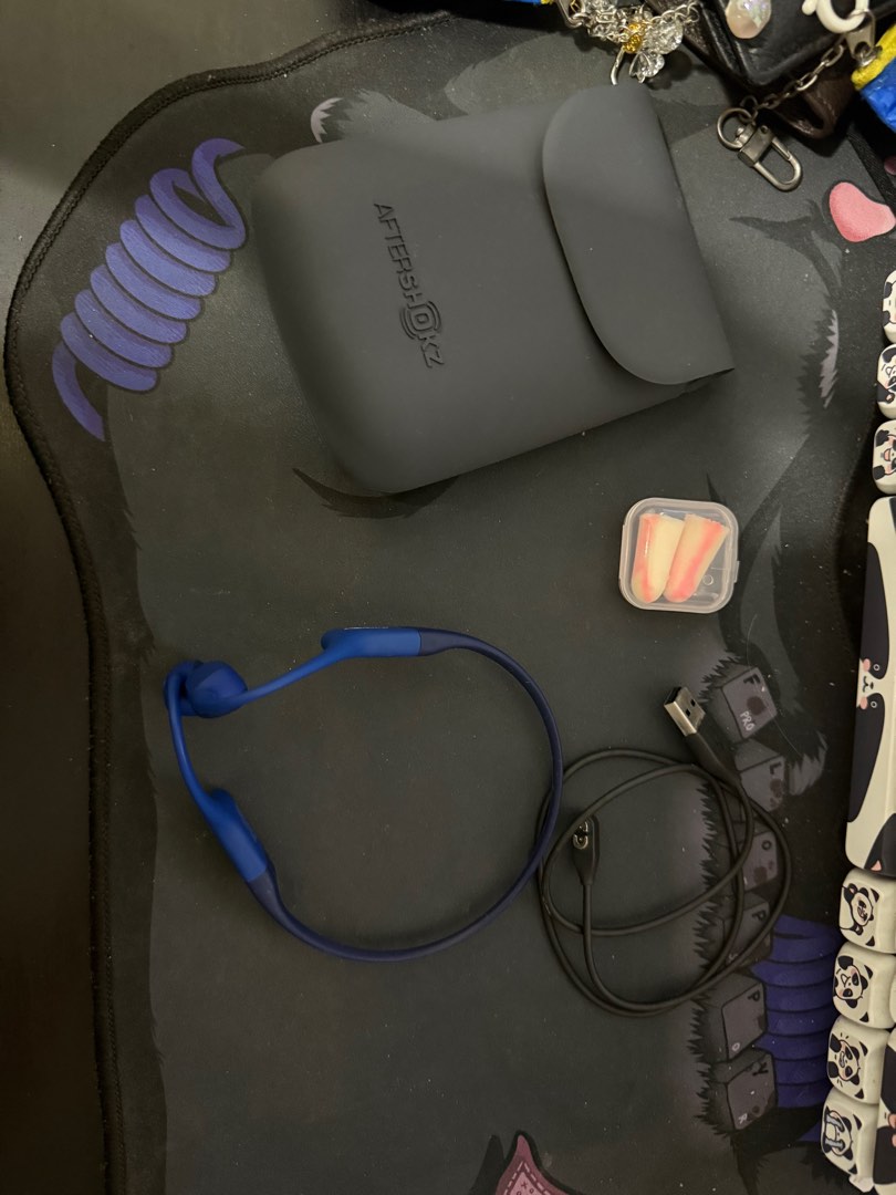 AfterShockz Aeropex Open-Ear Conduction Wireless Headphones - Blue ...