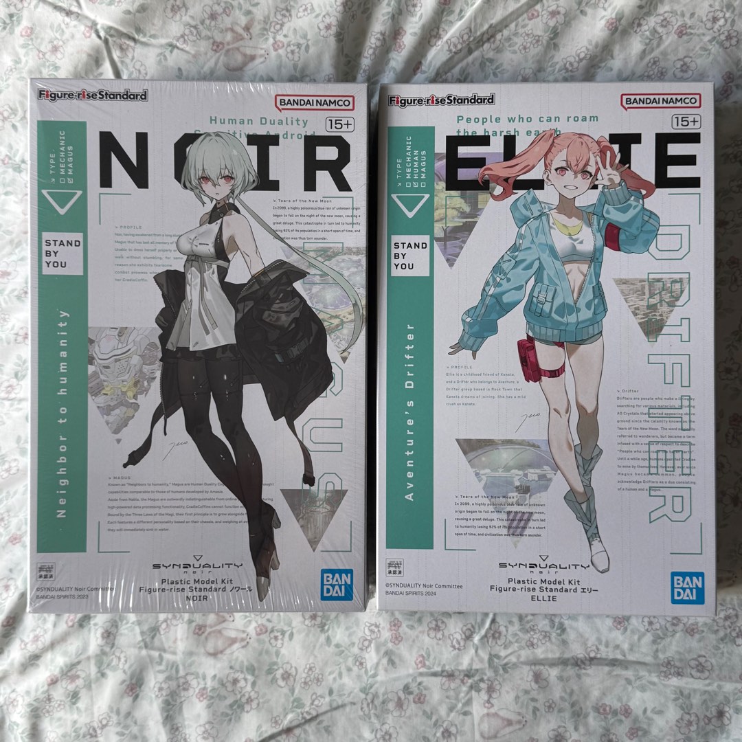 Bandai Synduality figure rise standard Noir and Ellie set, Hobbies ...