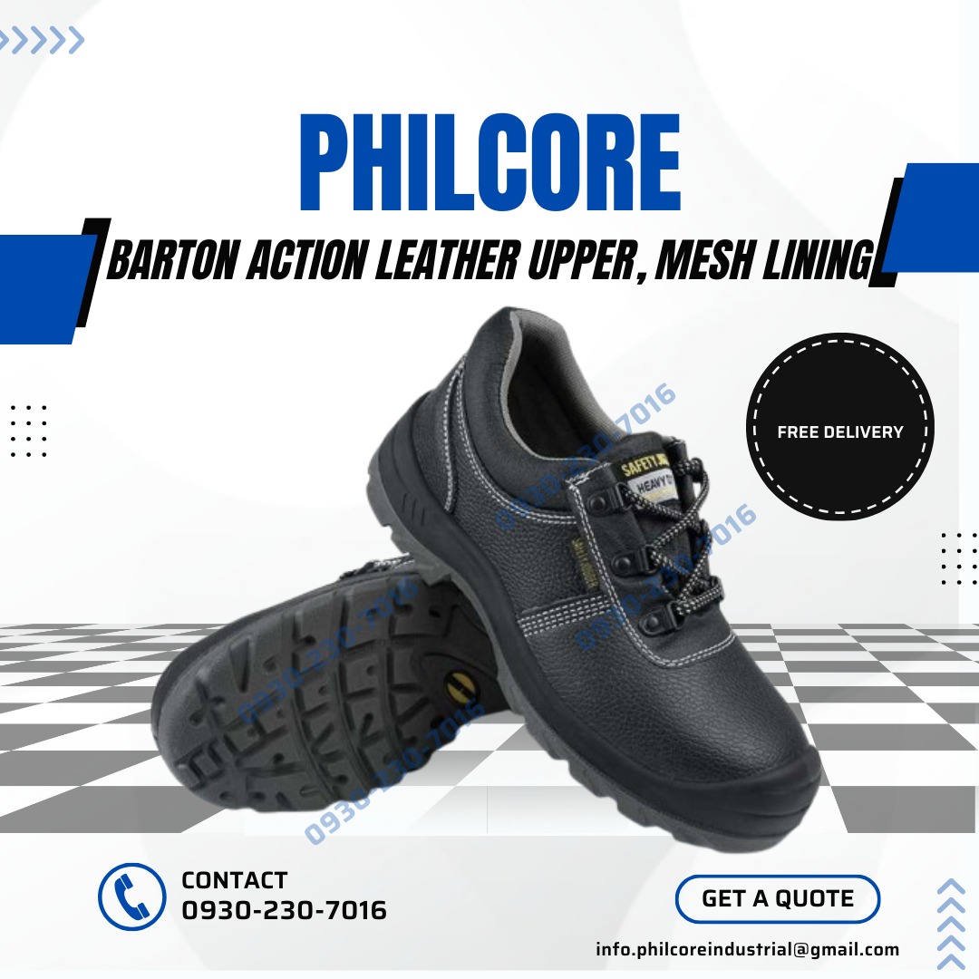 Barton Action Leather Upper, Mesh Lining,Puncture-resistant shoes,Steel ...