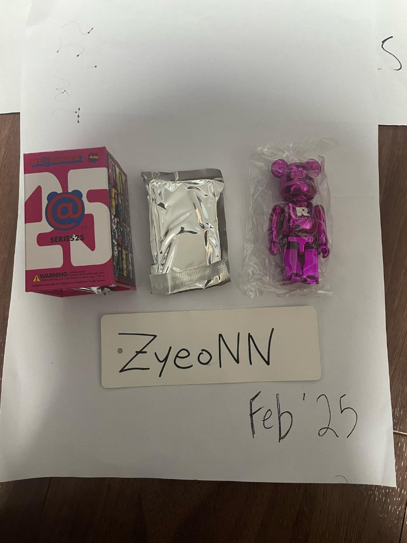 Bearbrick 25 Basic Letter 'R' Basic, Hobbies & Toys, Toys & Games on Carousell