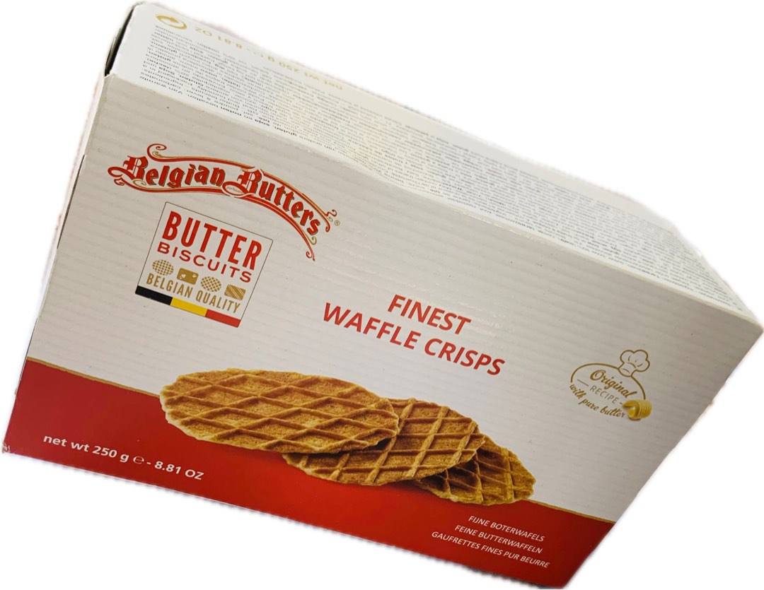 Belgian Butters Finest Waffle Crisps 250G, Food & Drinks, Other Food ...